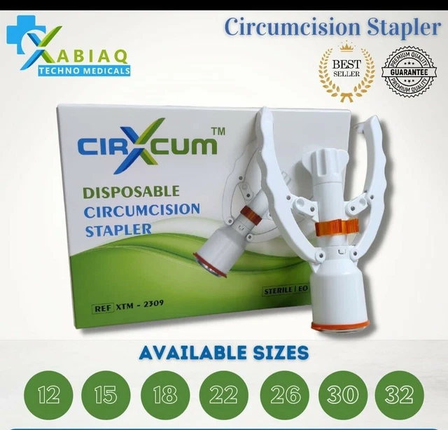 DISPOSABLE CIRCUMCISION STAPLER, Foreskin Cutting Stapler Urology Use ...