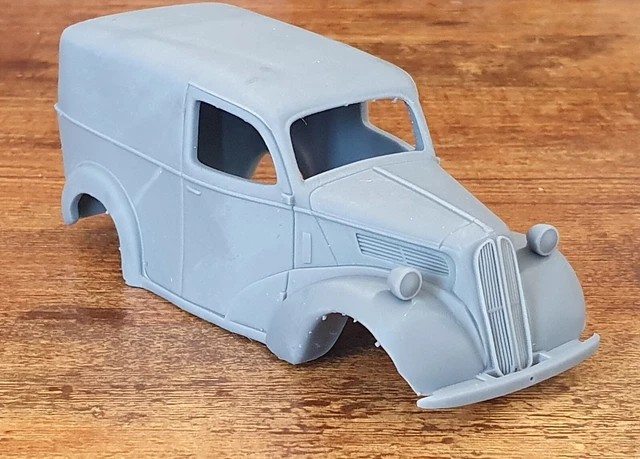 FORD ANGLIA FORDSON Thames Panel Van 1/32 Resin Body £28.80 - PicClick UK