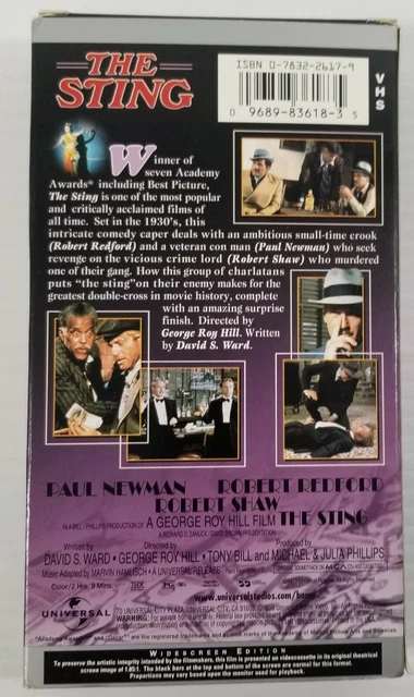 M) THE STING (VHS, 1998, 25th Anniversary Widescreen Edition) £5.43 ...