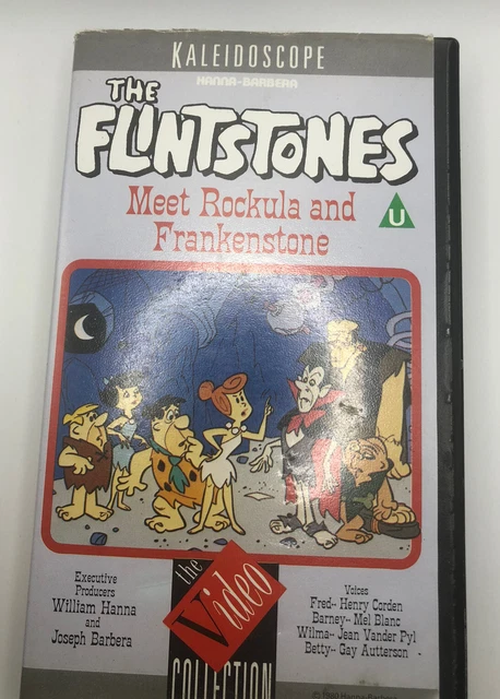 THE FLINTSTONES - Meet Rockula and Frankenstone - PAL VHS Video Tape ...