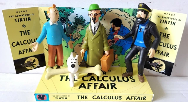 TINTIN COMIC ACTION Figure Set on THE CALCULUS AFFAIR Custom Display ...