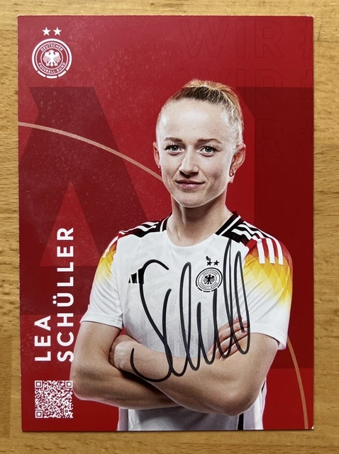 LEA SCHÜLLER AK DFB Frauen Olympia 2024 Autogrammkarte original signiert EUR 6,99 - PicClick DE