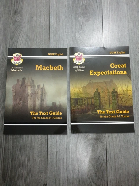 CGP GCSE ENGLISH Macbeth And Great Expectations Text book Revision ...