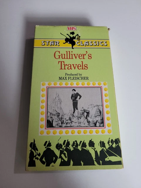 VINTAGE 1986 STAR Classics Gulliver's Travels VHS Max Fleischer Video ...