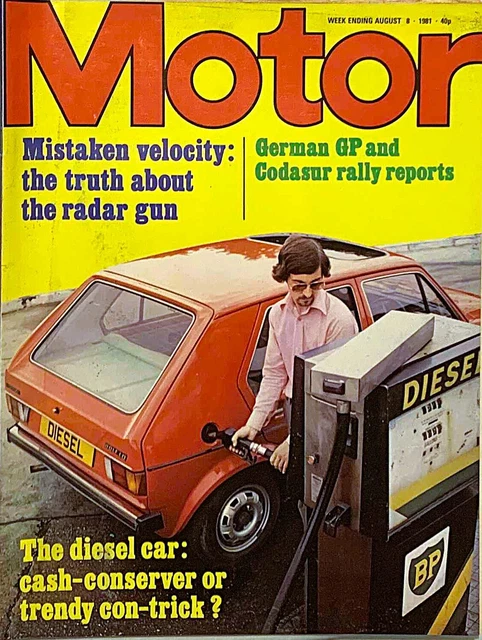 MOTOR MAGAZINE 08-AUG-81- VW Jetta LD, Renault 18 TD, Harold Musgrove ...
