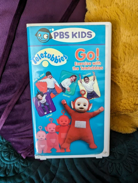 TELETUBBIES - GO Exercise with the Teletubbies (VHS, 2001, Custodia a ...