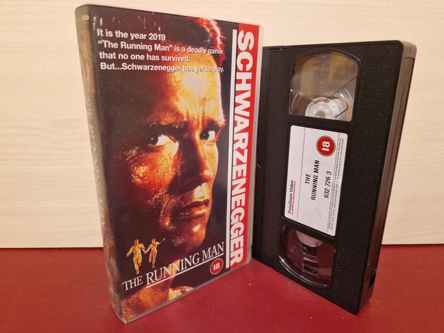 THE RUNNING MAN - Arnold Schwarzenegger - PAL VHS Video Tape (T189) £4. ...