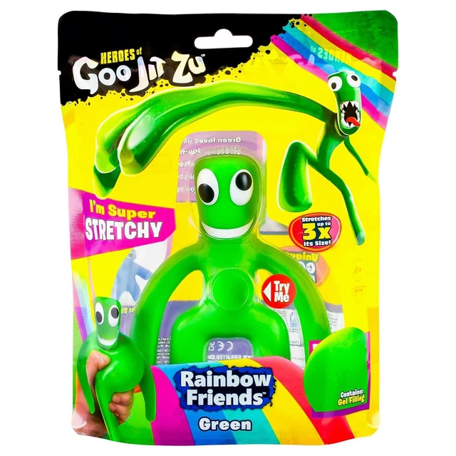HEROES OF GOO Jit Zu: Rainbow Friends Green Super Stretchy Goo Filled ...