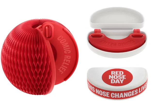 COMIC RELIEF RED Nose Day Noses 2020, 2021, 2022, 2023 - Brand New With ...