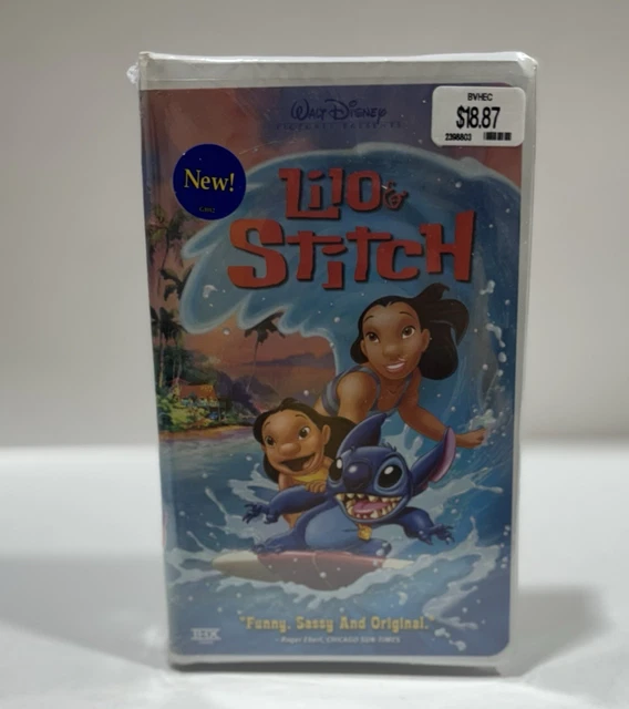 LILO & STITCH VHS 2002 Disney Movie FACTORY SEALED Clamshell Rare HTF ...