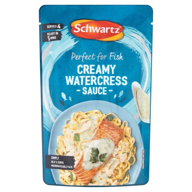 SCHWARTZ CREAMY WATERCRESS Sauce for Fish 300g $12.78 - PicClick AU