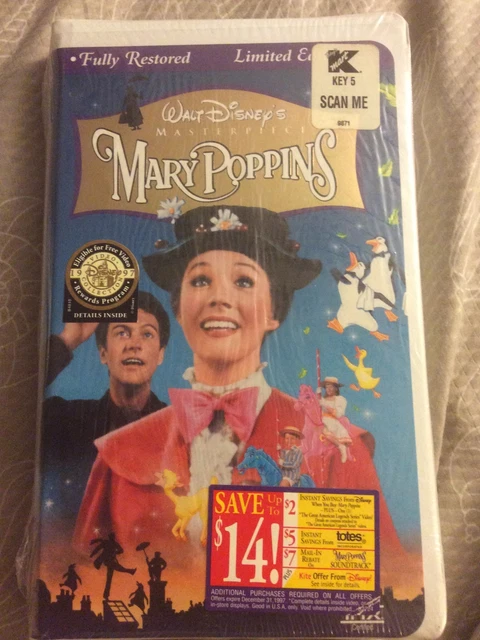 WALT DISNEY‘S MASTERPIECE Mary Poppins Vhs £4.73 - PicClick UK