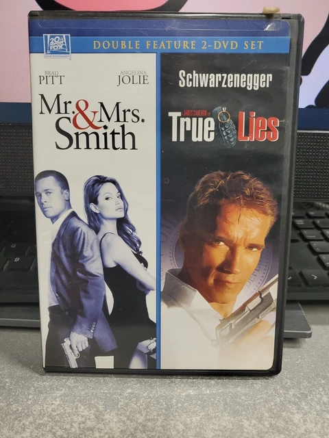 MR. MRS. Smith/True Lies (DVD, 2010) DOUBLE FEATURE, Very Good FREE ...