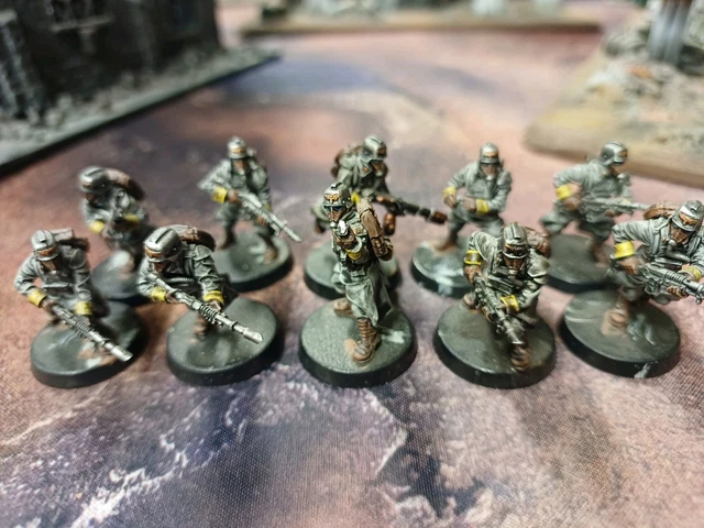 WARHAMMER 40K FORGE World Death Korps of Krieg Infantry Squad (Yell ...