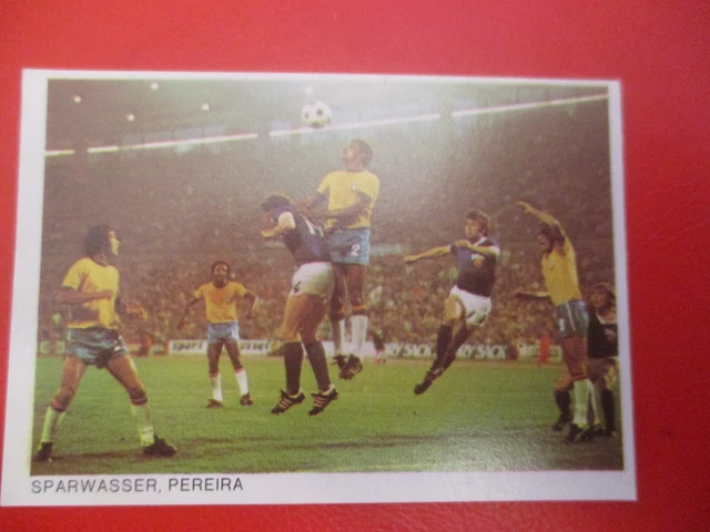 BERGMANN FUSSBALL WM 74 1974 Deutschland Spielszene Brasilien DDR # 149 ...