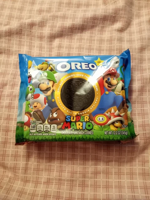 NABISCO OREO LIMITED Edition Super Mario Chocolate Sandwich Cookies 12 ...