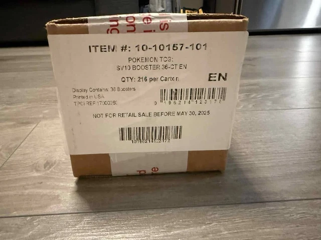 POKEMON SV10 DESTINED Rivals Booster Box Display 36 Pack Factory Sealed ...
