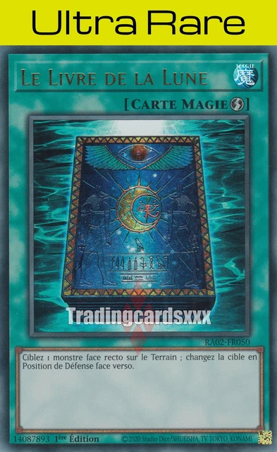 YU-GI-OH! LE LIVRE de la Lune : UR RA02-FR050 EUR 1,00 - PicClick FR