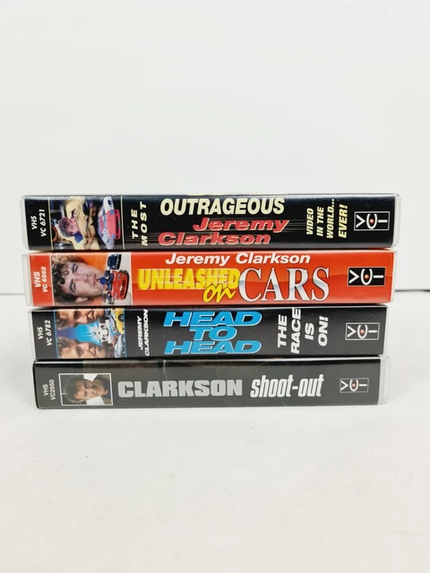JEREMY CLARKSON VHS Cars Bundle x4 bandes VHS tirer tête à tête EUR 12 ...