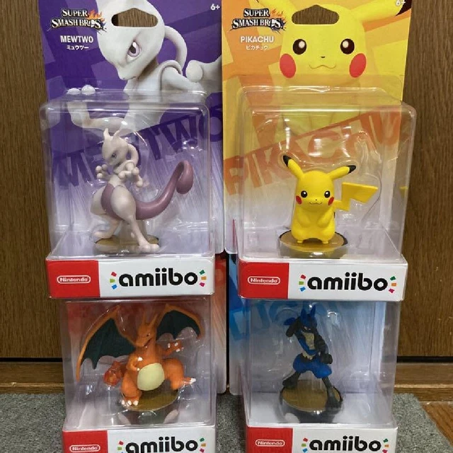 NINTENDO POKEMON AMIBO Charizard Pikachu Lucario Mewtwo Set F/S New £ ...