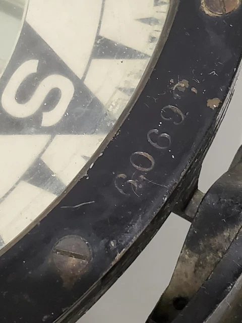 ANTIQUE LARGE E. S. Ritchie Boston Maritime Compass - Marine Boat Ship ...