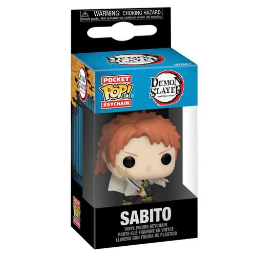 COLLECTIBLE FUNKO POP Demon Slayer Sabito Vinyl Keychain Ages 3 Years ...