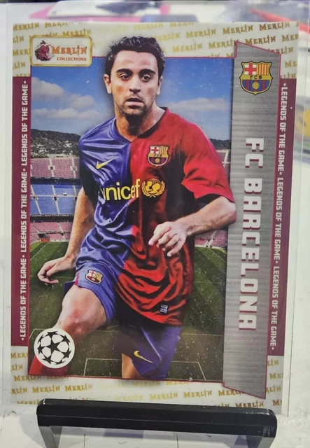 2023-24 TOPPS MERLIN Heritage UEFA Club Xavi Hernandez Legends Of The ...