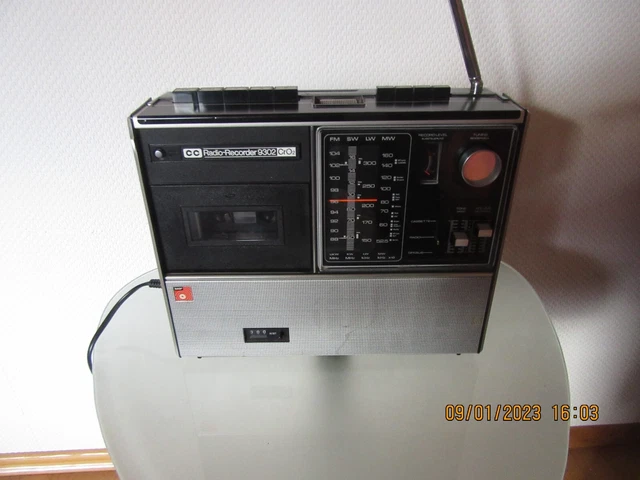 BASF CC RADIO-RECORDER 9302 CrO2 Vintage Radio Kassette 70er EUR 65,00 ...