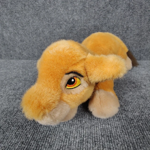 VINTAGE LION KING Simba Cub Disneyland Paris Floppy Soft Rare Stuffed ...