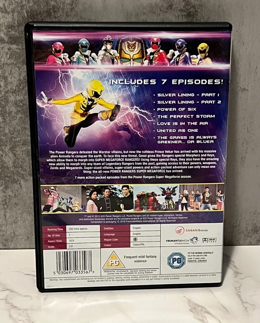 POWER RANGERS SUPER Megaforce The Perfect Storm PAL format DVD région 0 ...