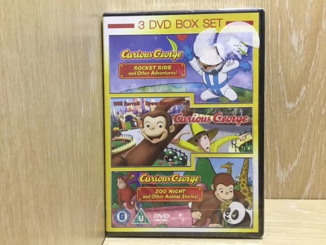 CURIOUS GEORGE / Rocket Ride / Zoo Night DVD New & Sealed 3 DVD Boxset ...