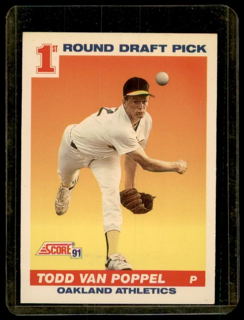 1991 SCORE TODD Van Poppel Rc Oakland Athletics #389 EUR 1,09 - PicClick FR