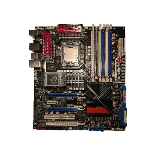 ASUS ROG RAMPAGE II Extreme LGA1366 DDR3 Motherboard (Working, Read ...