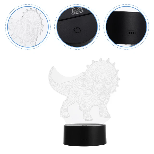 3D NIGHT LIGHT Led Optical Illusion Lamps Visual Night Light £17.38 ...