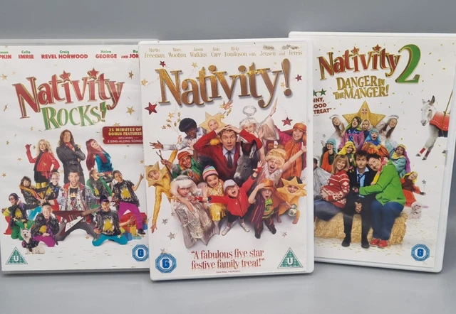 NATIVITY! NATIVITY 2 Danger In The Manger! Nativity Rocks! 3 DVDs ...