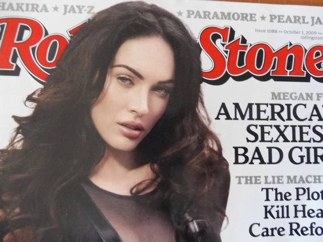 MAGAZINE ROLLING Stones Usa Megan Fox - Octobre 2009 - Comm Neuf EUR 24 ...