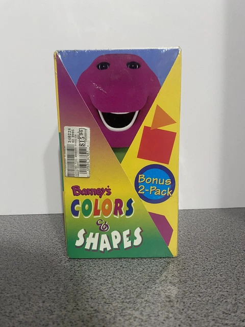 KMART BARNEY - Formes de couleurs Barneys (VHS, 1997, ensemble de 2 ...
