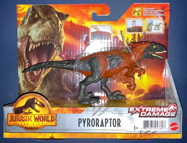 JURASSIC WORLD DOMINION EXTREME DAMAGE Pyroraptor New Pyroraptor ...
