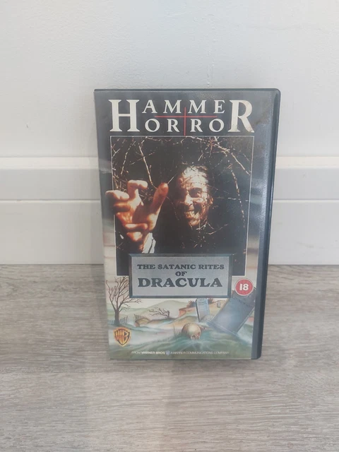 HAMMER HORROR THE Satanic Rites Of Dracula VHS - Classic Horror Film ...