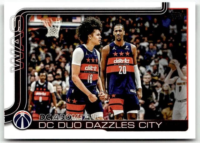 TOPPS NBA FLAGSHIP 2025 N º 285 Dc Duon Above All Keyshawn George Sarr ...