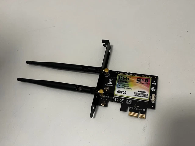 UBIT AX200 WIFI 6 PCIe | Dual-Band 5Ghz | Bluetooth 5.2 EUR 4,10 ...