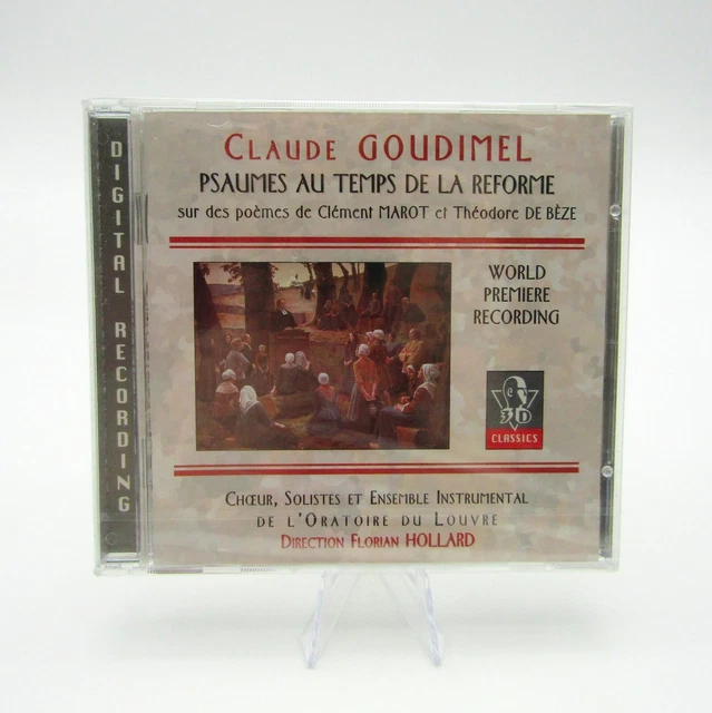 CD. CLAUDE GOUDIMEL. Psaumes au temps de la réforme. poèmes Marot de ...