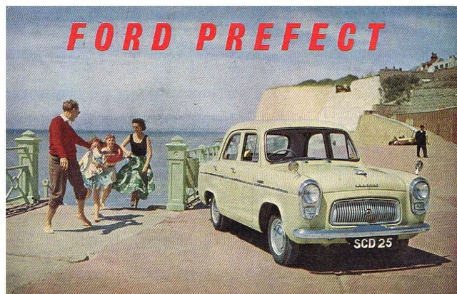 FORD PREFECT 100E Saloon Original 1954 Factory Uk Sales Brochure £24.99 ...