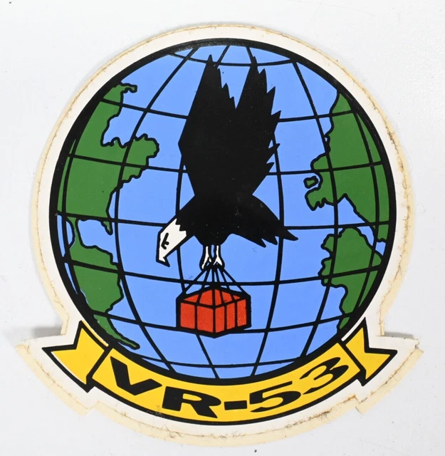 RARE ORIGINAL NAVY/USN Patrol Squadron VR-53 Sticker 3.5" 70's $24.79 ...