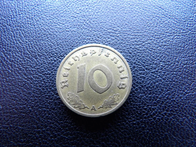 RARE OLD WWII Antique Germany 1937 A 3rd Reich SS Nazi Eagle 10 ...