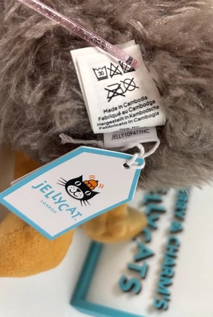 JELLYCAT AUDREY HOOTSOFTLY Plush Owl Genuine Rare Collectible BNWT ...