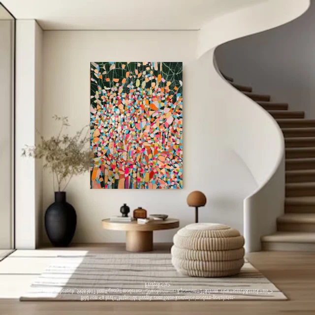 BILD ORIGINAL GEMÄLDE abstrakt modern £303.29 - PicClick UK