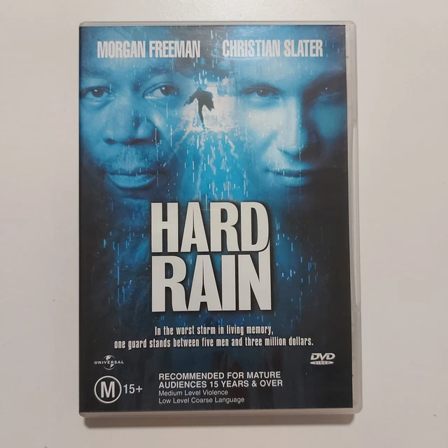 HARD RAIN DVD Region 4 (1998 Movie) Morgan Freeman/Christian Slater ...