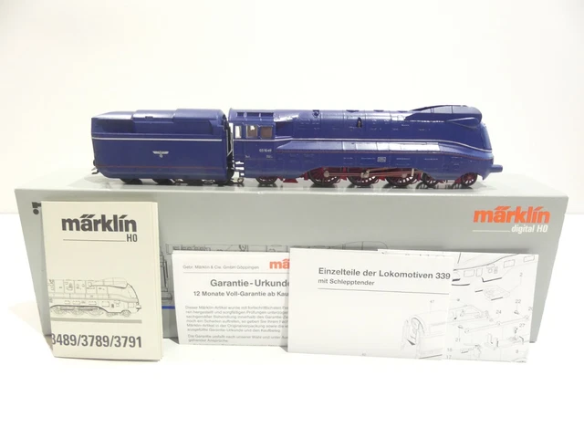 MÄRKLIN H0 3789 Stromlinienlok BR 03 1049 der DRG Digital in OVP V2825 ...