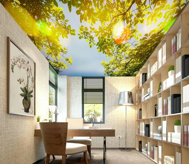 3D SUNNY MAPLE A463 Ceiling WallPaper Murals Wall Print Decal Deco AJ WALL Ava EUR 26,89 ...